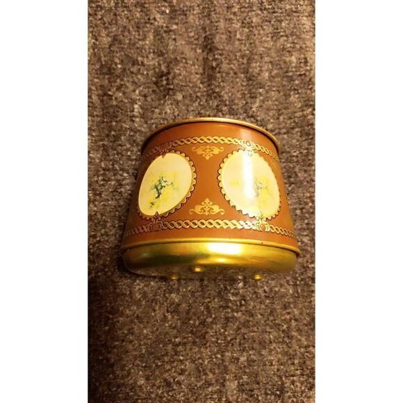 tea tin | Accents | 95s Embossed Tea Tin Or Tea Caddy Made In Brazil ...